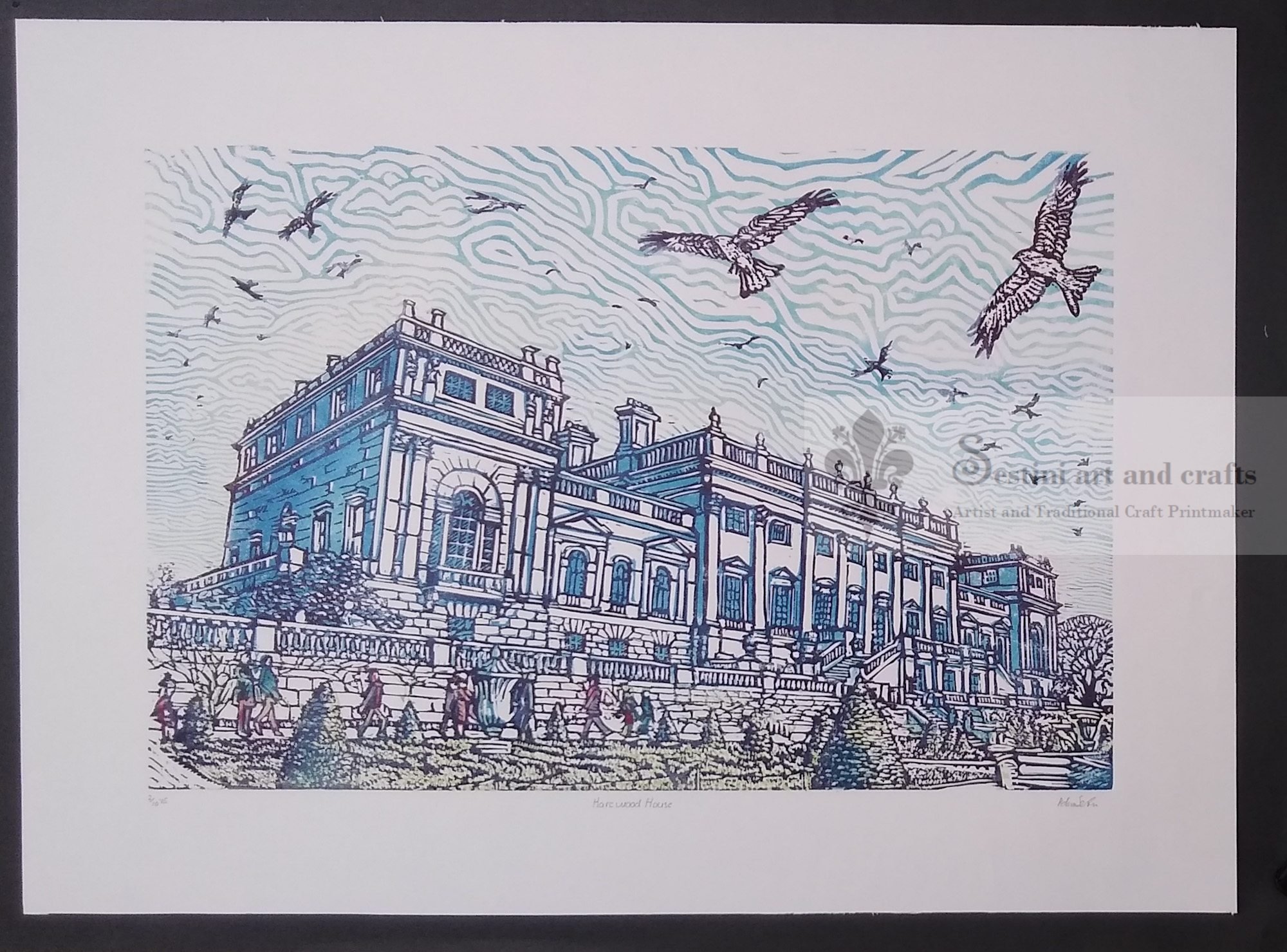 Architecture Woodcut prints – Artist and Print-maker