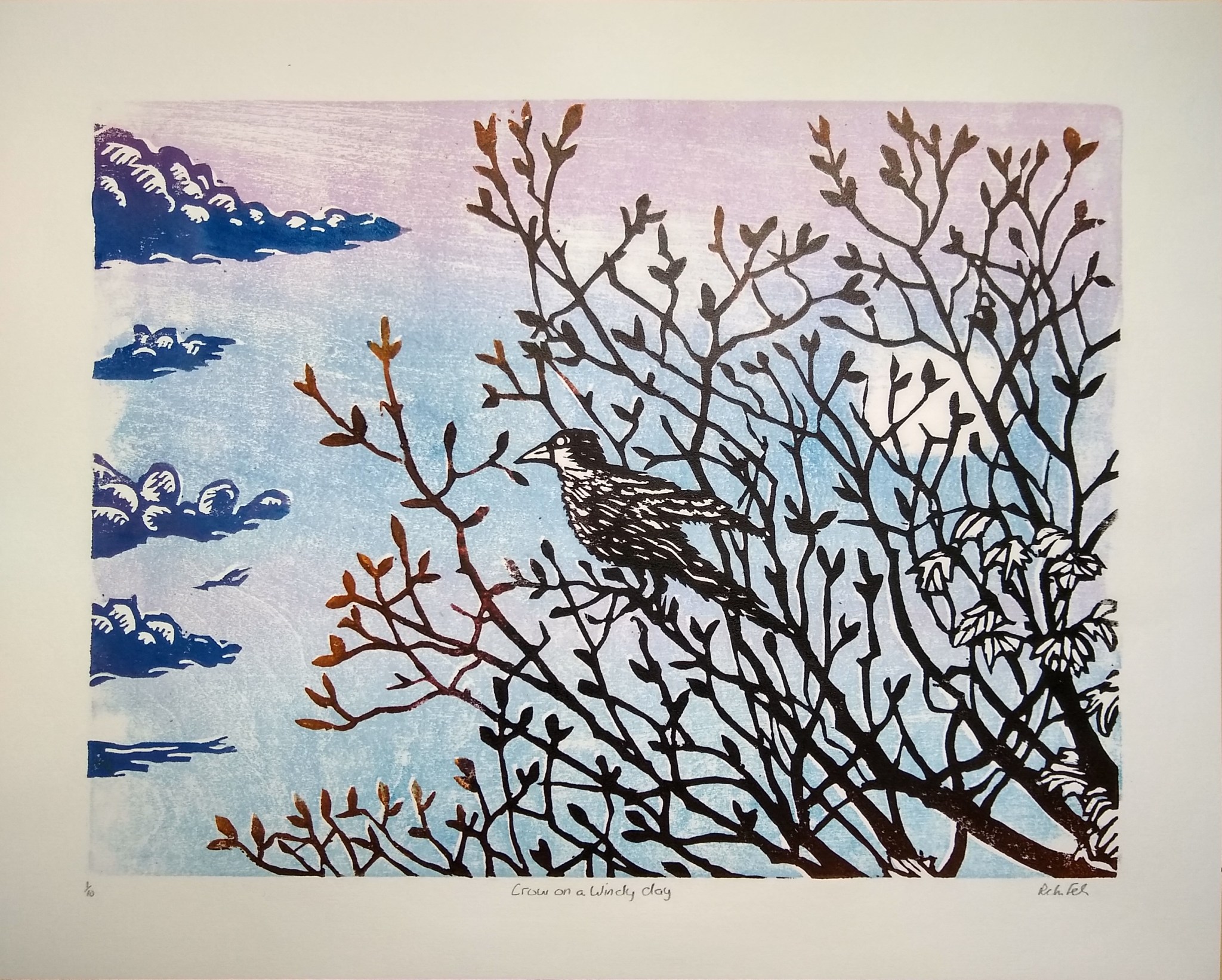 Trees Drypoint Engraving – Artist and Print-maker