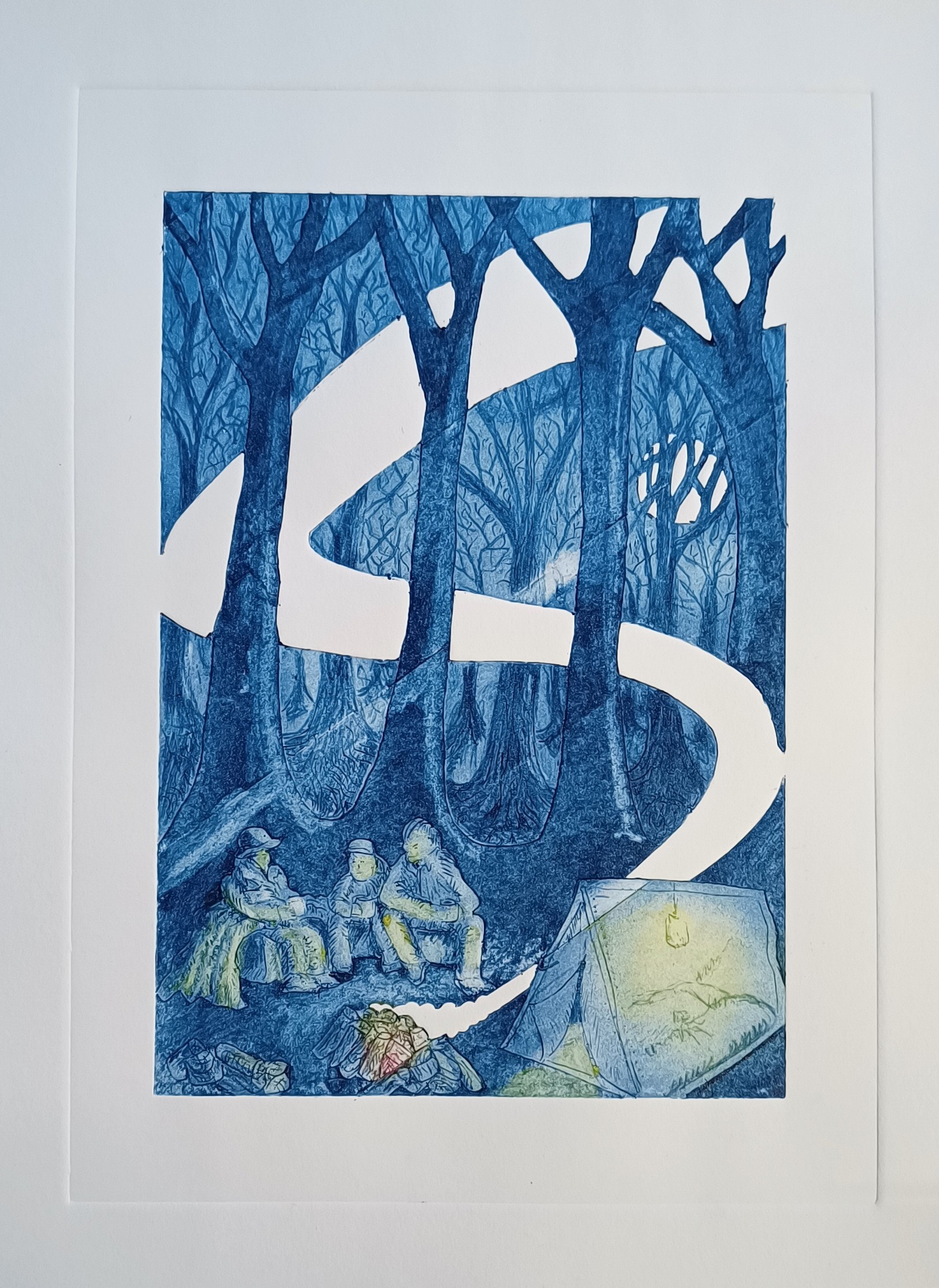 Collagraph printing with Pringles – Artist and Print-maker