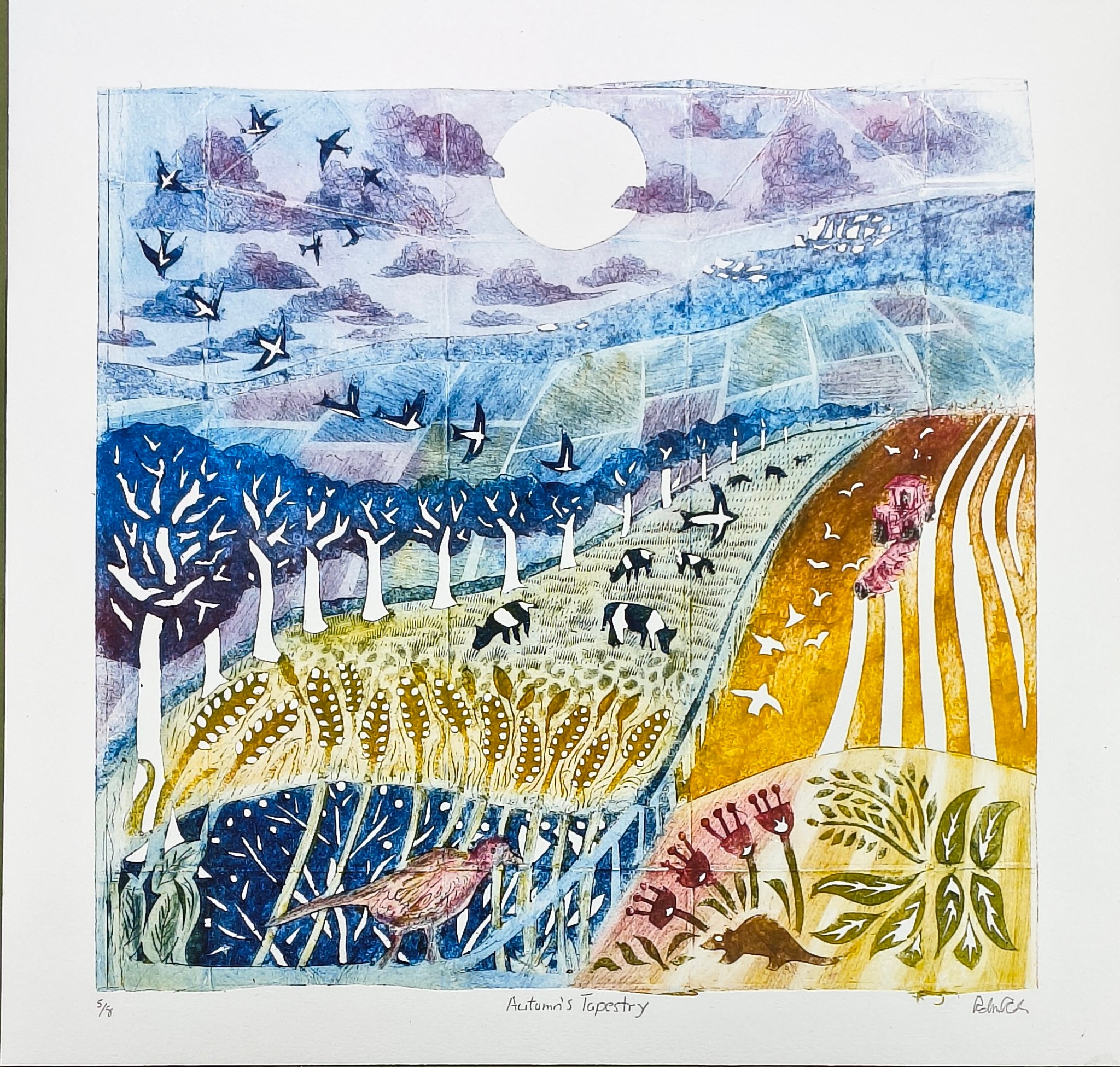Landscape and Nature Tetrapak and intaglio – Artist and Print-maker