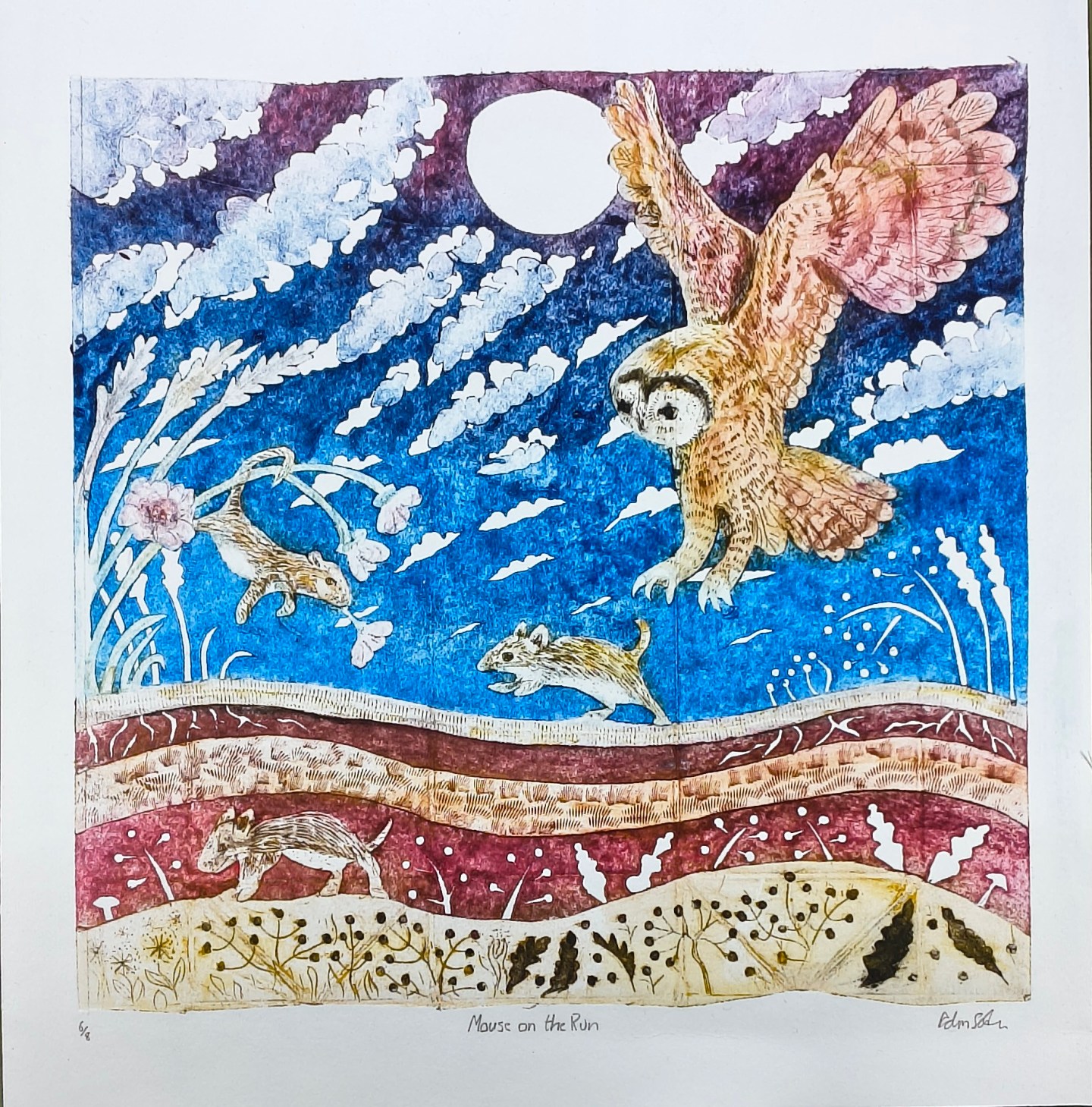Landscape and Nature Tetrapak and intaglio – Artist and Print-maker