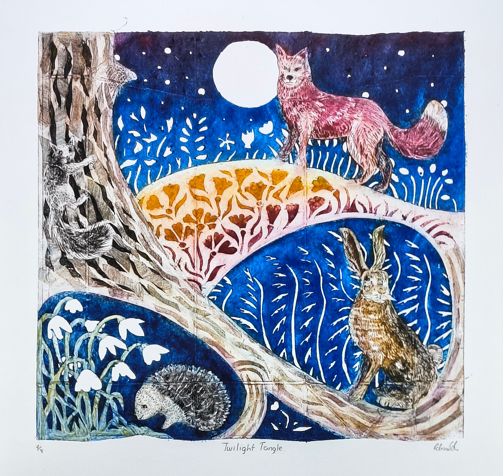 Landscape and Nature Tetrapak and intaglio – Artist and Print-maker